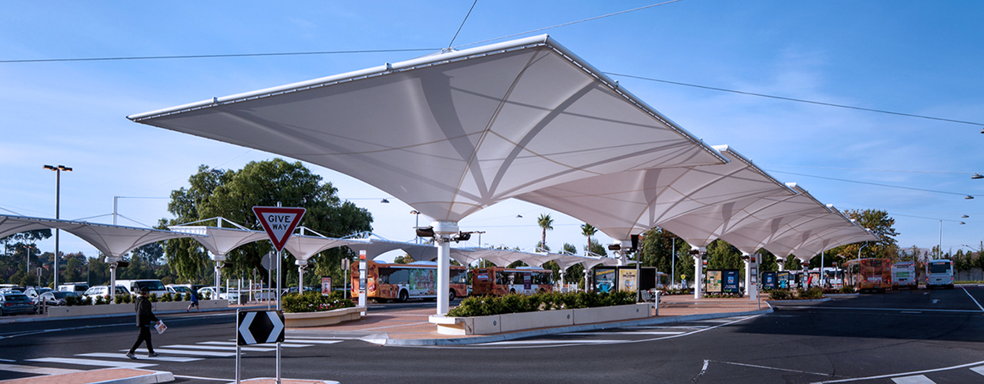 Modular Shade Structure - Seventh Diamond